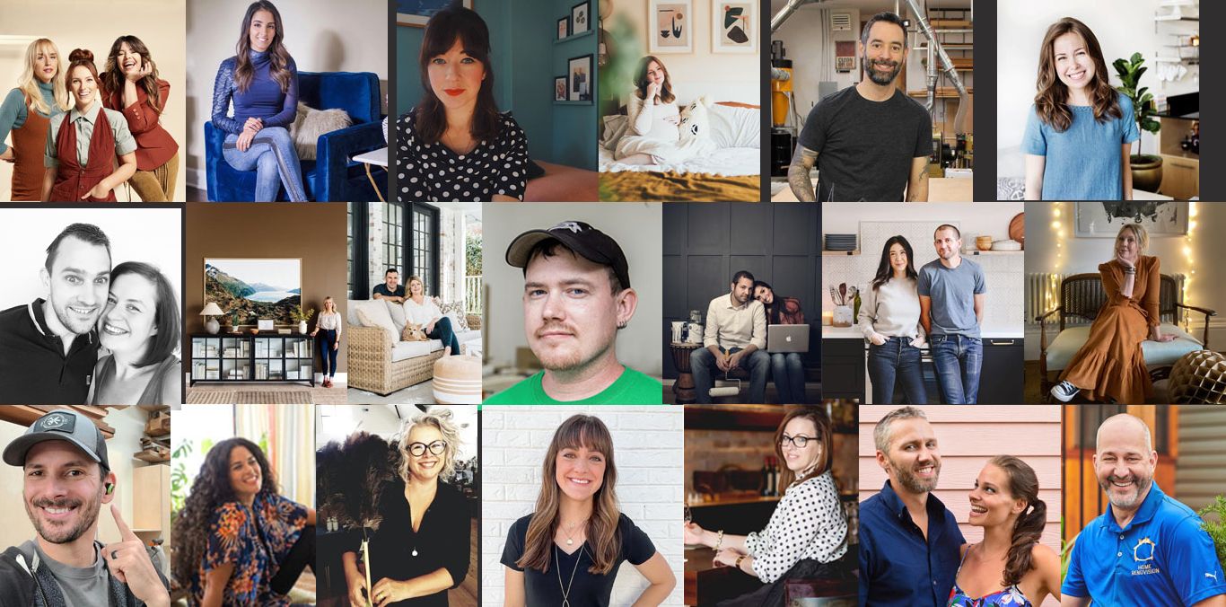 Social Influencers Showing Their Home Renovation Handiwork